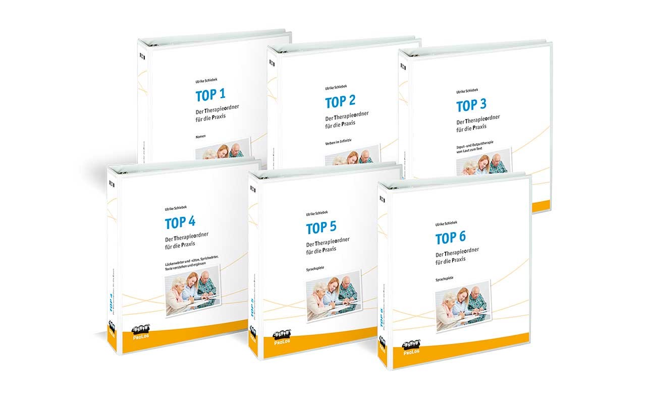 TOP 1-6 – Arbeitsordner Aphasie - Gesamtpaket | Aphasie | Erworbene ...