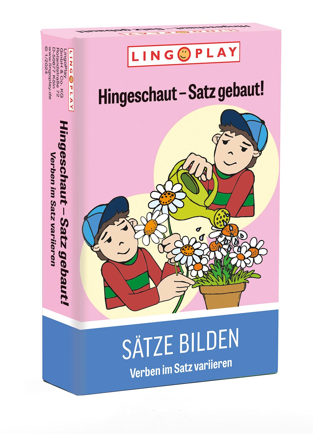 Hingeschaut – Satz gebaut! Verben im Satz variieren | Grammatik/Syntax ...
