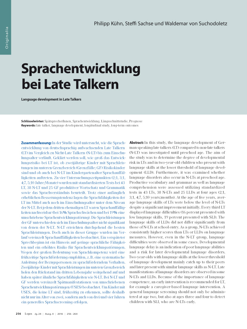 Sprachentwicklung bei Late Talkern | Erzählfähigkeit | Kindliche ... Sprachentwicklung bei Late Talkern | Erzählfähigkeit | Kindliche ...